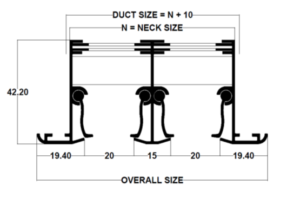 Linear Slot Diffuser – Plain Type - Air master